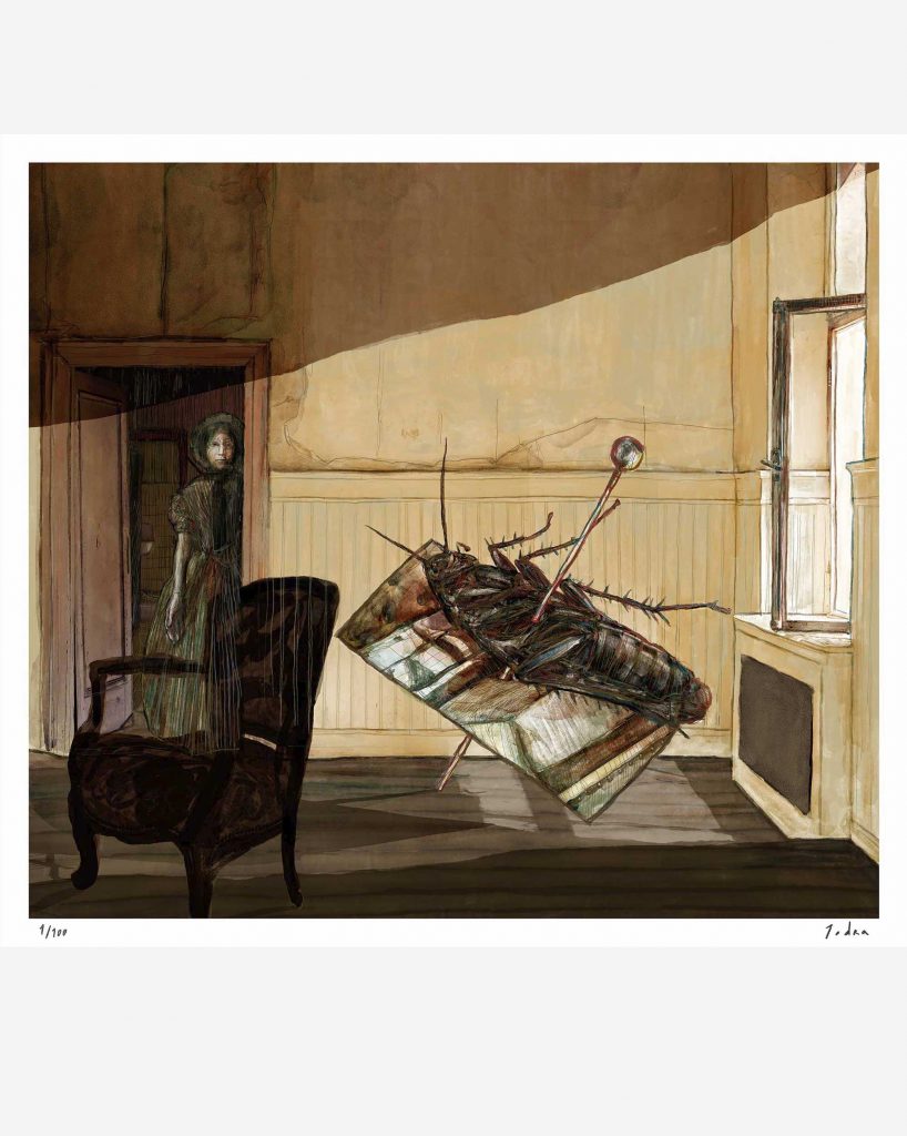 La Metamorfosis | Franz Kafka – Grabados Giclée | ElSordo.net